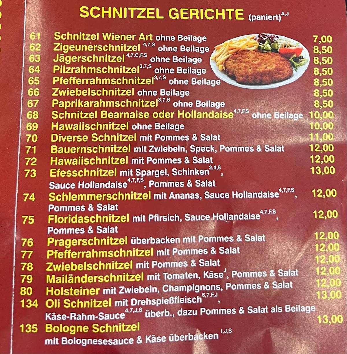 Speisekarte von Efes Grill & Pizzeria, Geilenkirchen
