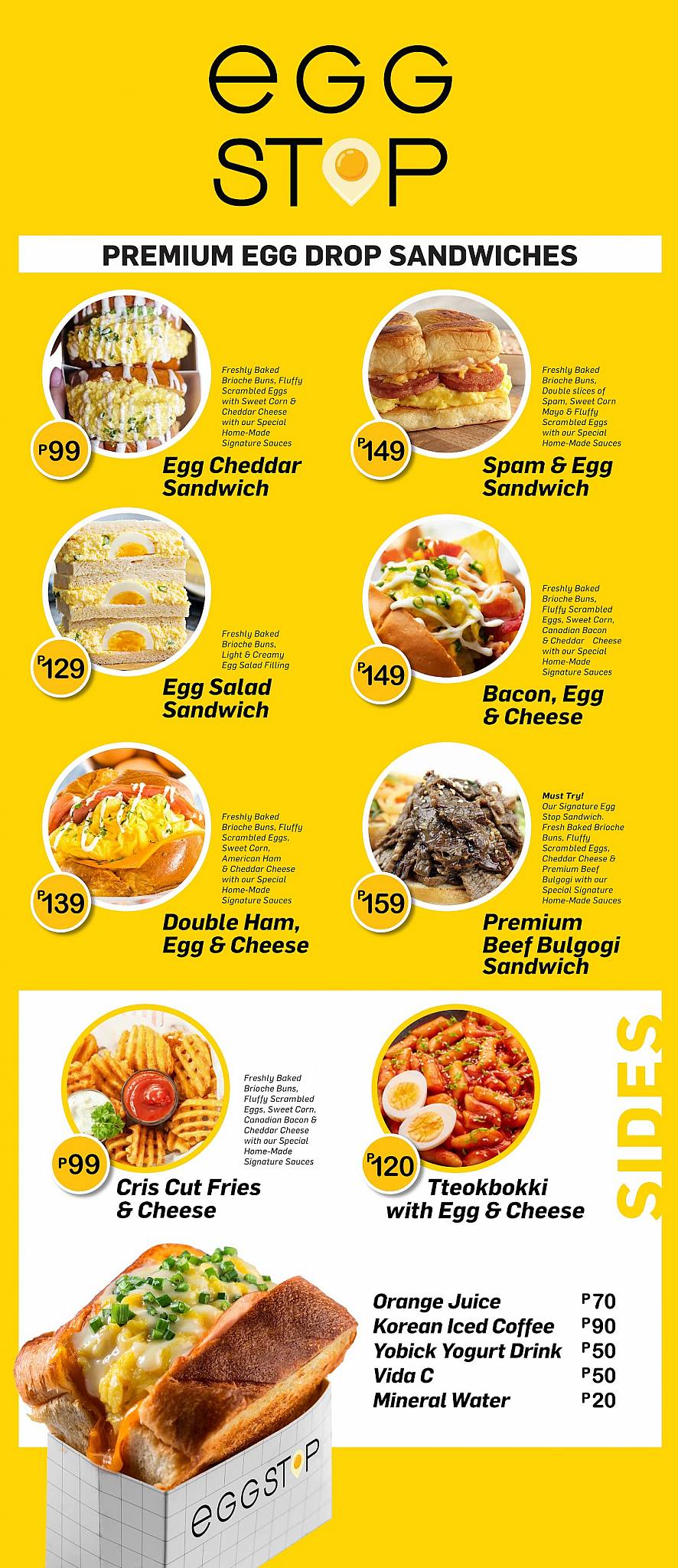 Menu at Egg Stop Valenzuela restaurant, Valenzuela