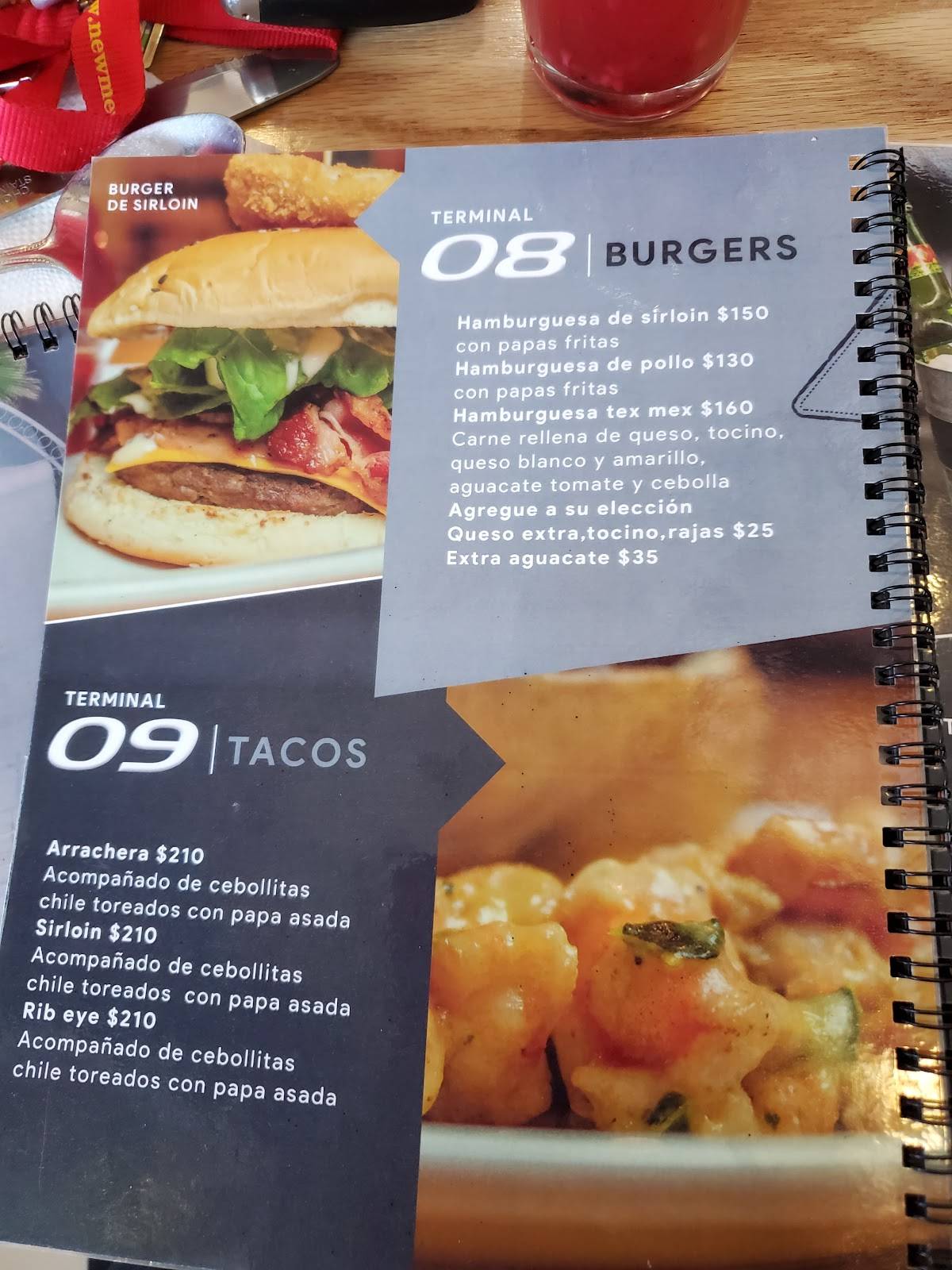 Menu at El Avion Steakhouse, Ciudad Juarez