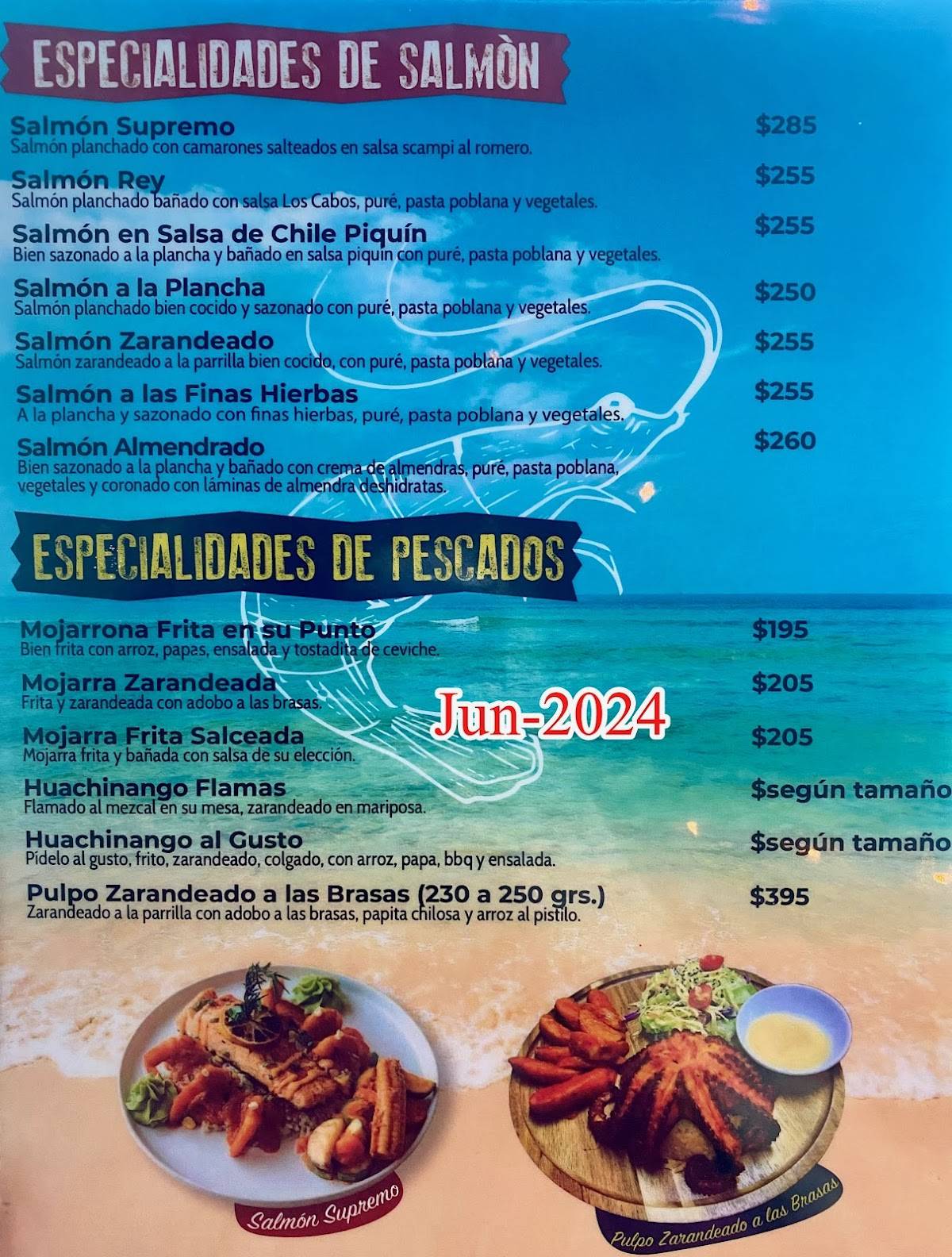 Carta del restaurante El Camarón, San Nicolás del los Garza, Av ...