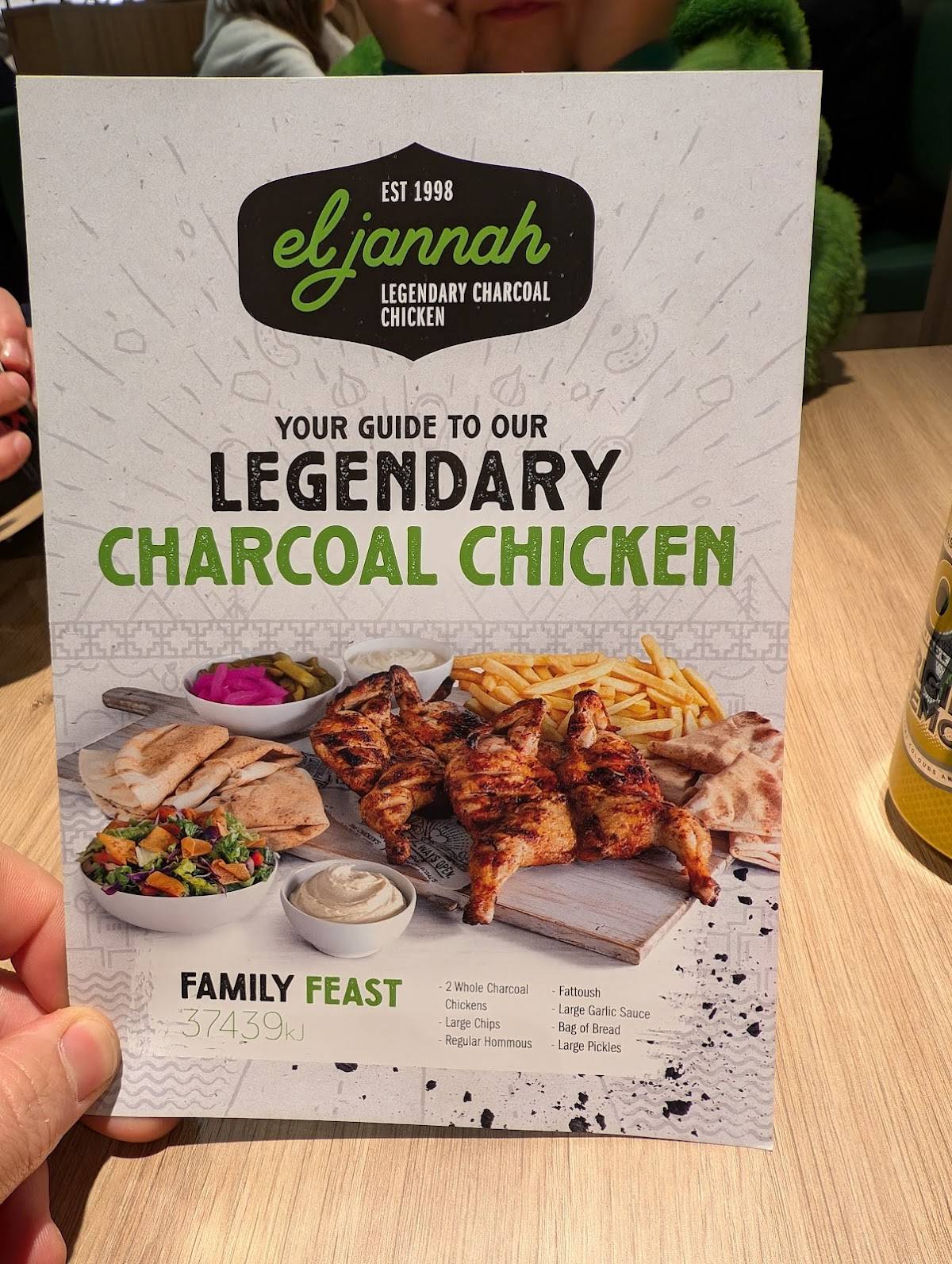 Menu at El Jannah Chicken Niddrie, Niddrie