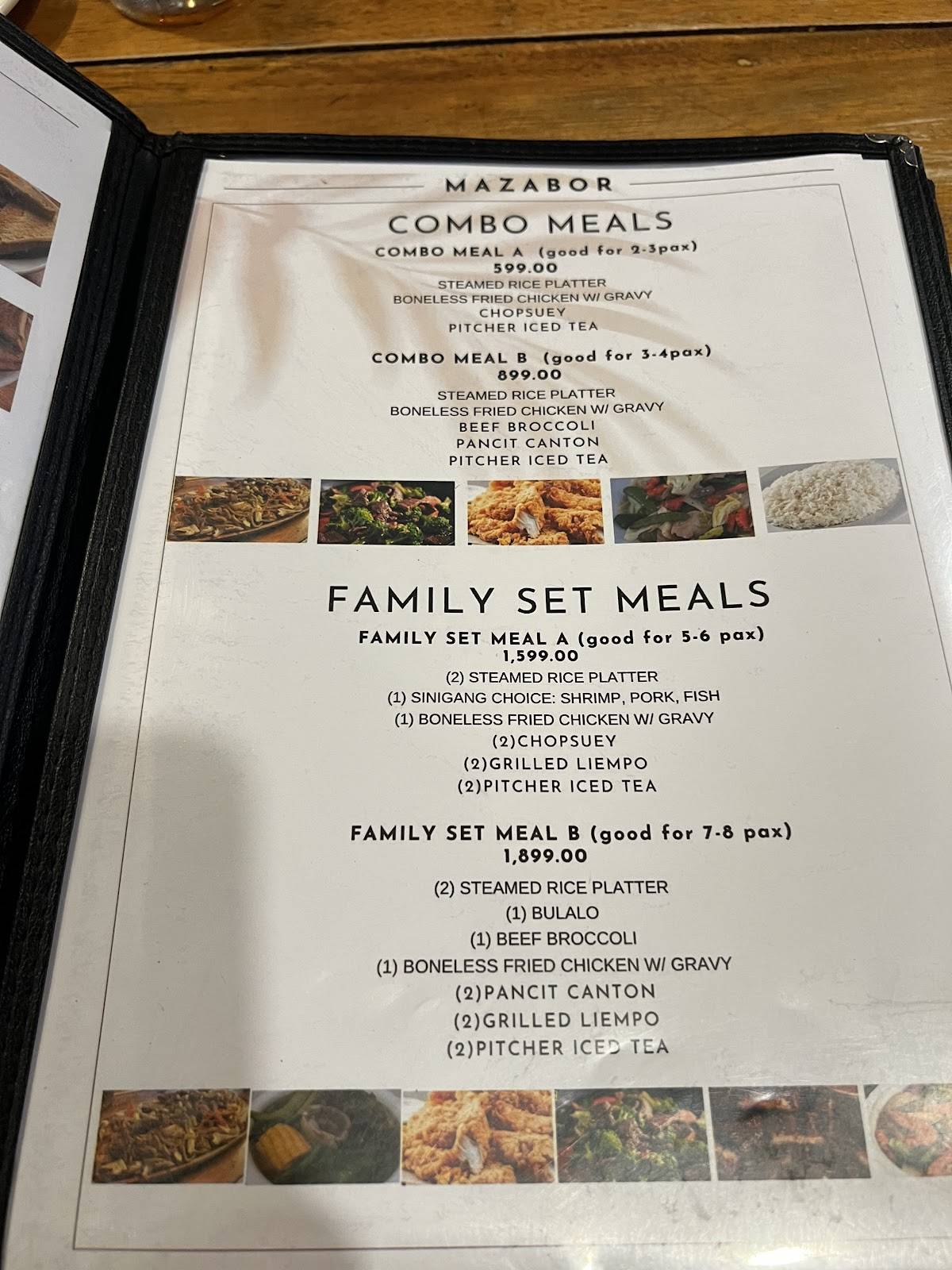 Menu at DAZE SNACK HOUSE restaurant, El Nido