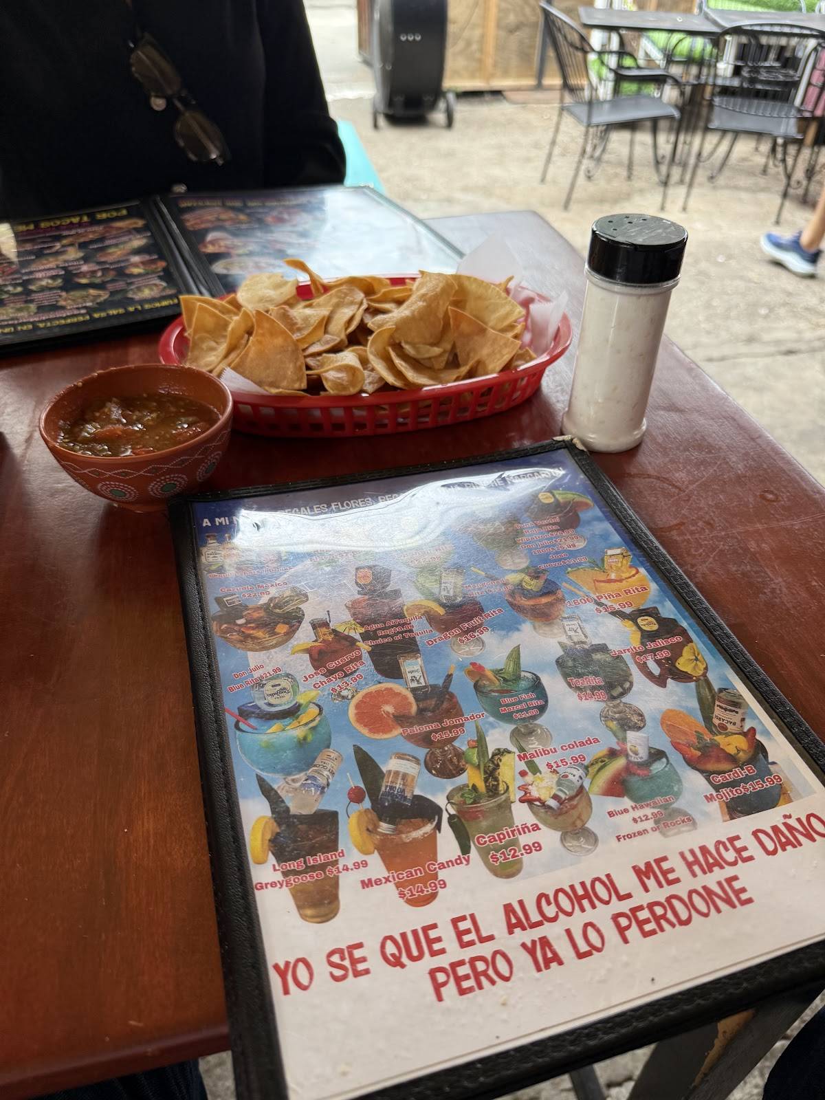 Menu at El pueblito de Frida restaurant, Houston