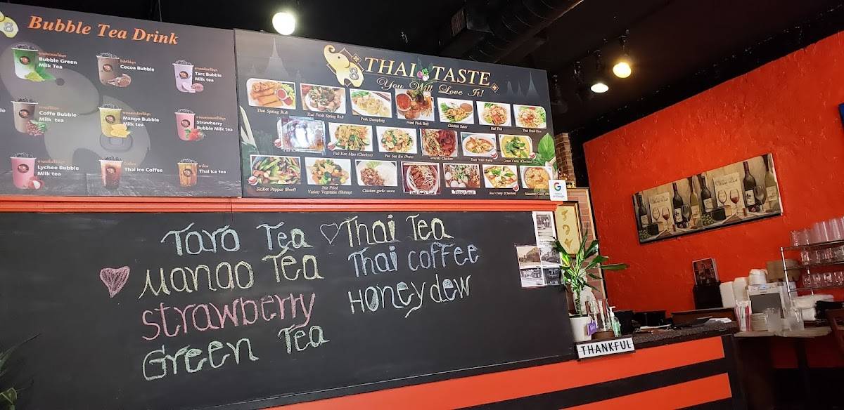 Menu at Elephant #8 Thai Taste restaurant, Slippery Rock