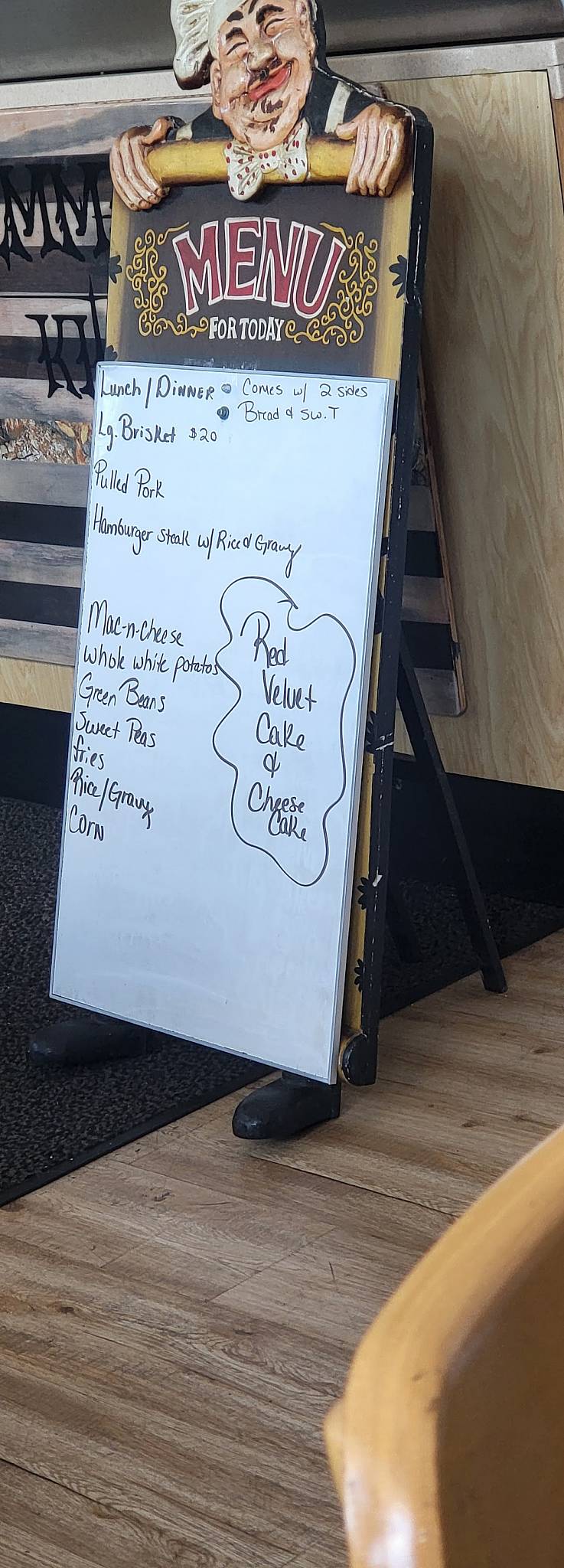 Menu at Emma-Lee & Jennie-Mae's Kitchen restaurant, Loris