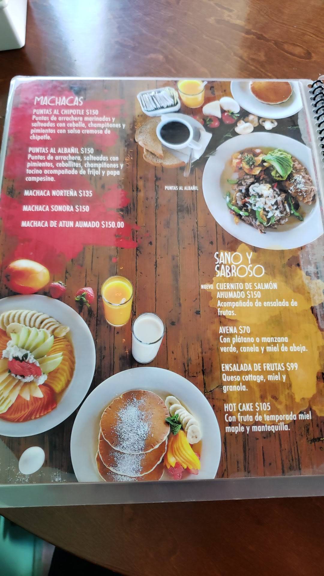 Carta del restaurante Santo Mitote, Ensenada, Macroplaza Del Mar