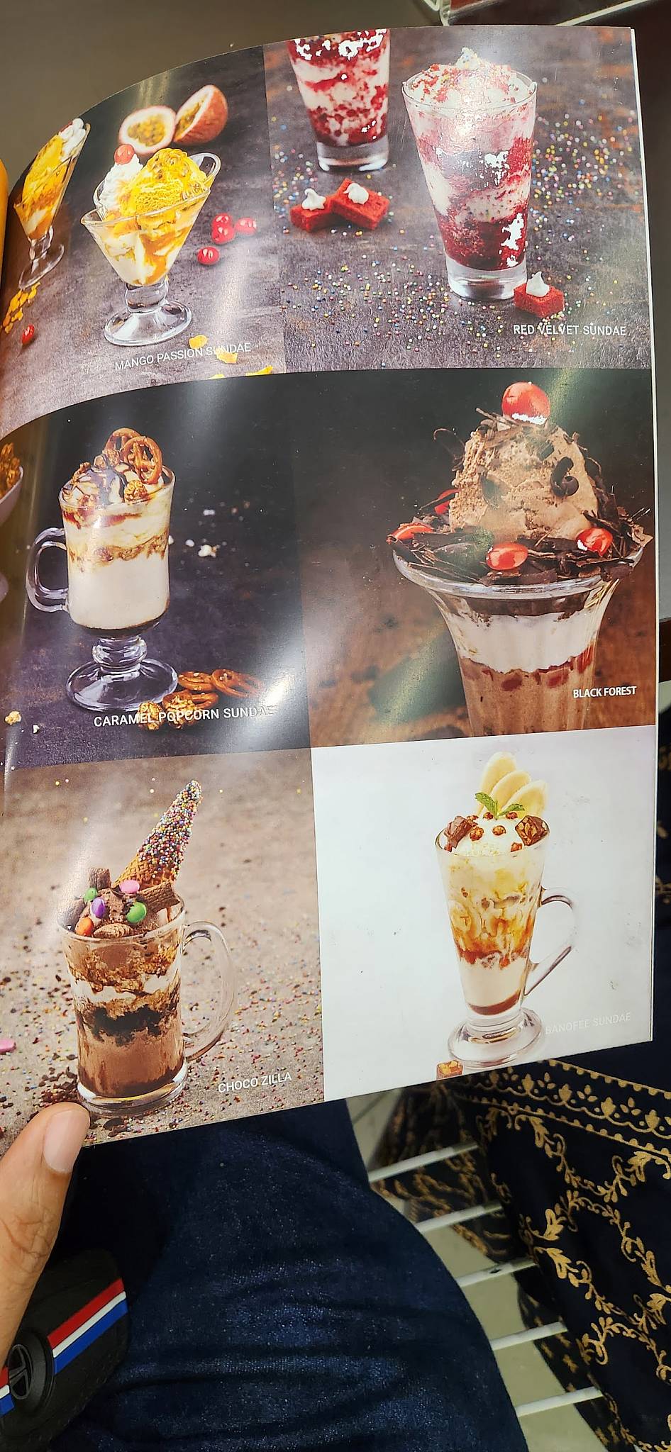 Menu at Falooda Nation, Kochi, Jaseela Complex