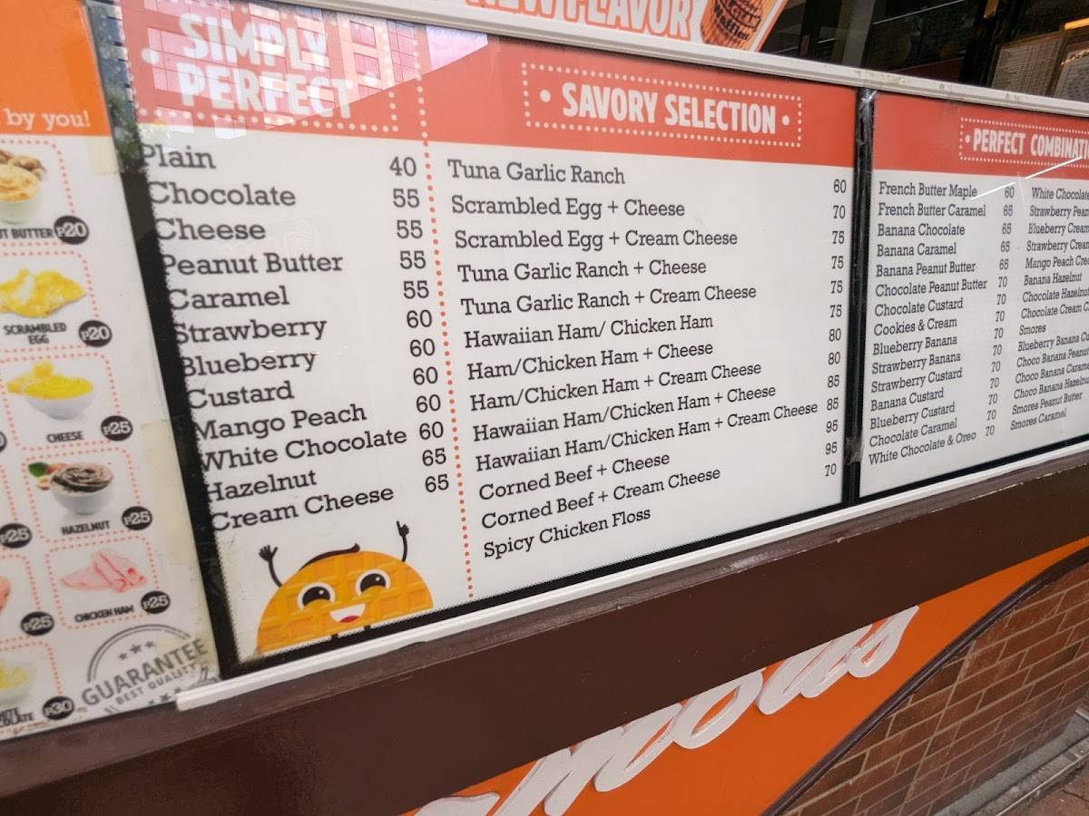 Menu at Famous Belgian Waffles - Fastbytes restaurant, Muntinlupa ...