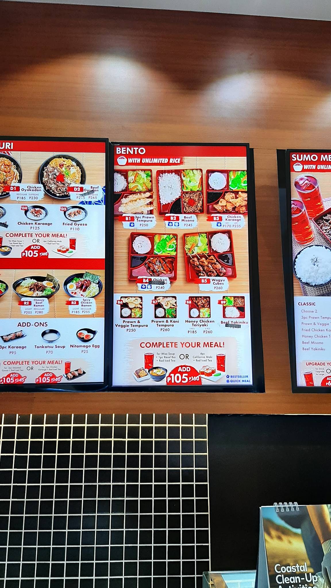 Menu at Tokyo Tokyo - Robinsons Iloilo fast food, Iloilo City
