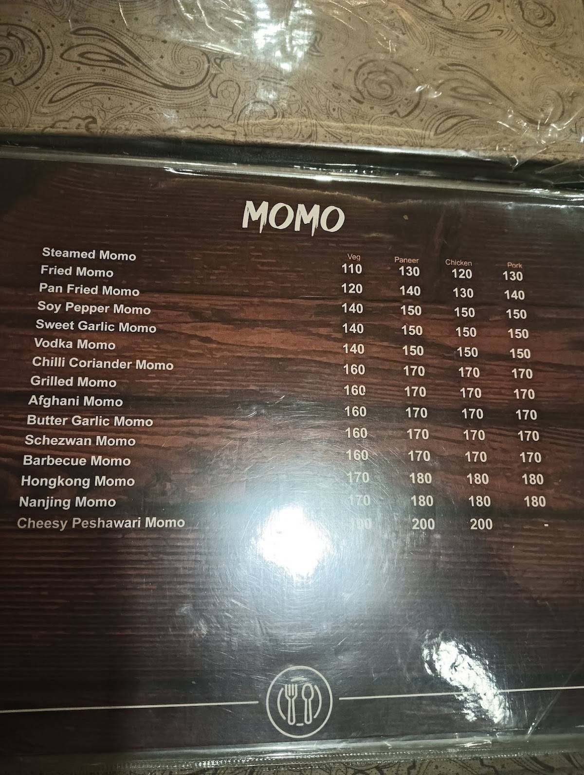 Menu at Fat Belly Azara, Guwahati