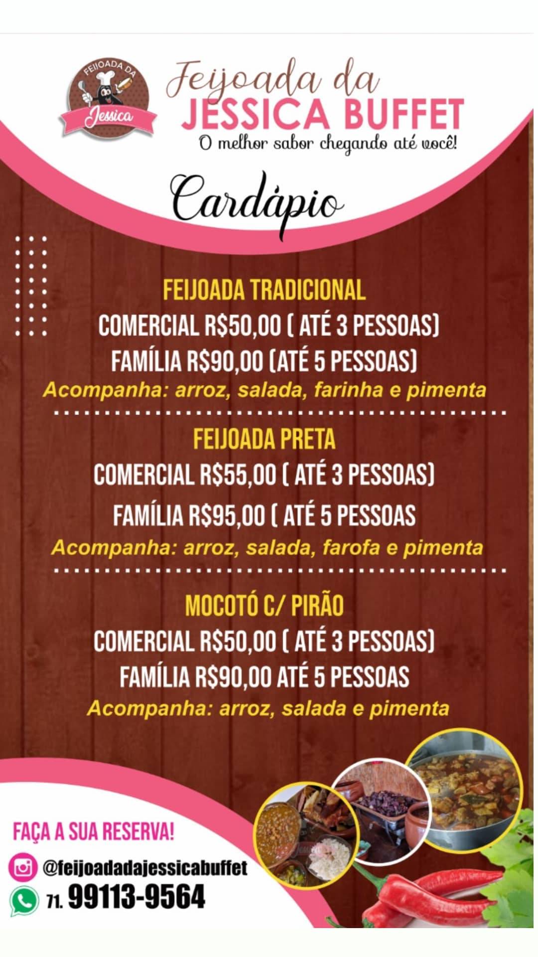 Menu em Feijoada Da Jessica buffet restaurante, Salvador