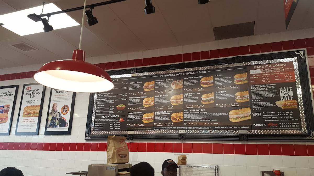 Menu at Firehouse Subs The Queensway fast food, Toronto, 165 N Queen St