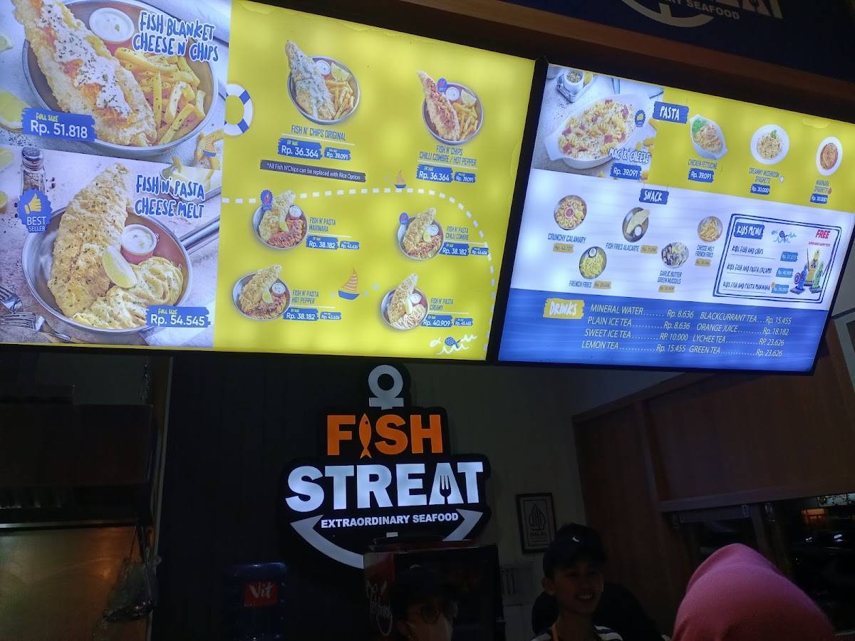 Carta del restaurante Fish Streat Gading Serpong, Tangerang, Ruko ...