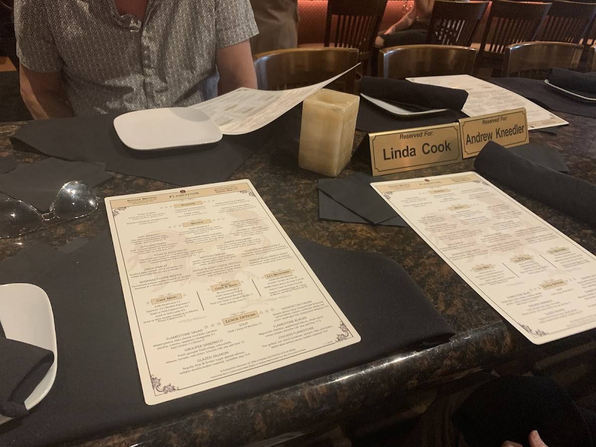 Menu at Flamestone American Grill pub & bar, Oldsmar, Tampa Rd