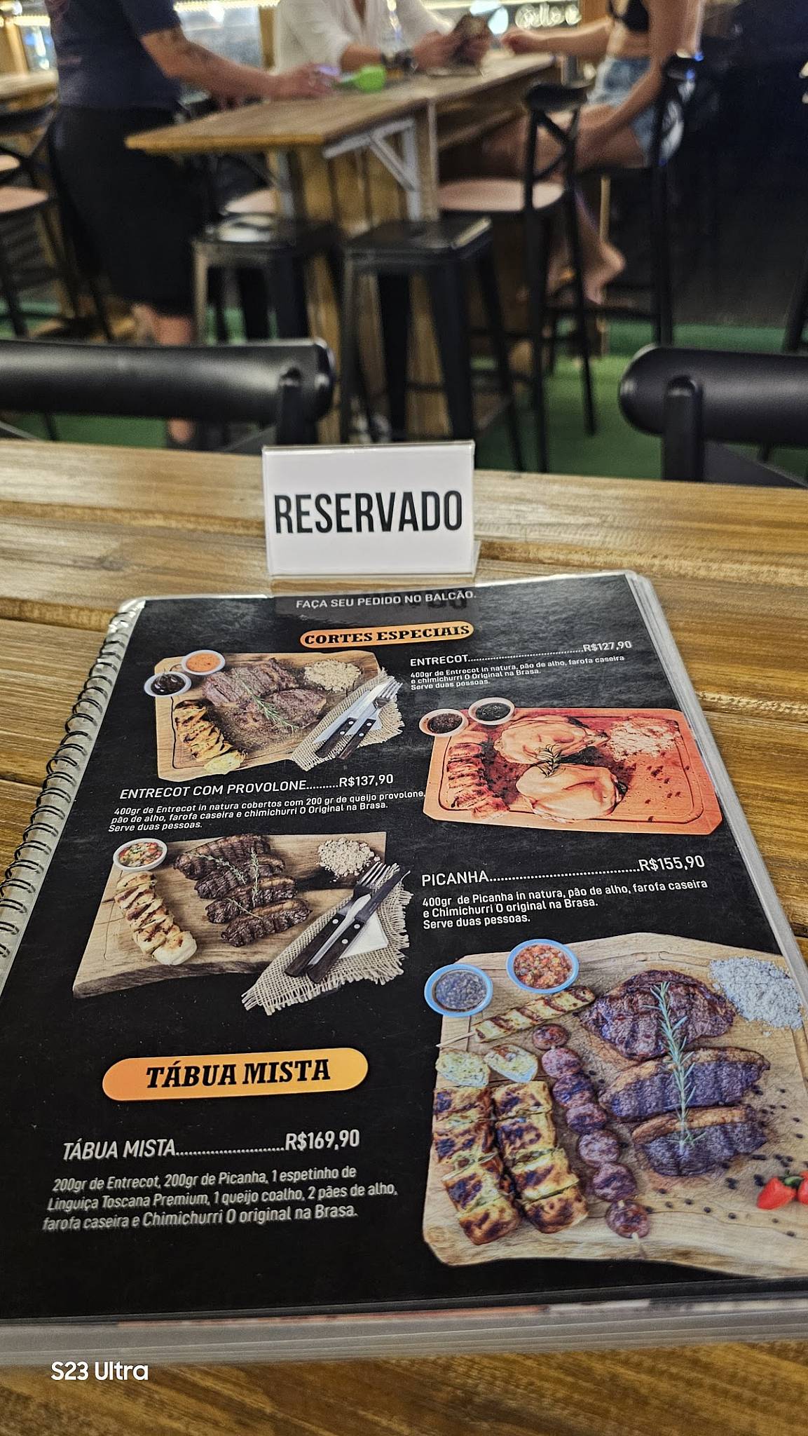 Menu em O Original na Brasa Parrilla restaurante, Florianópolis