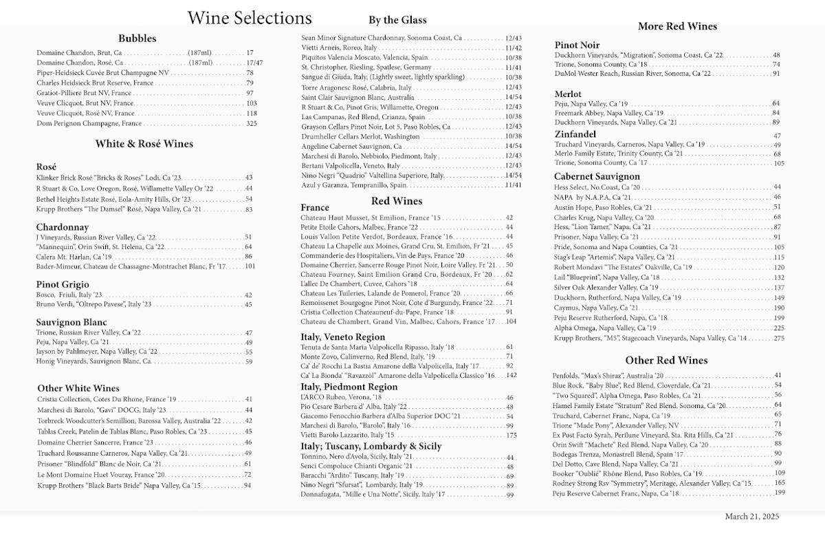 Menu at Local and Company Food+Drink pub & bar, Foley