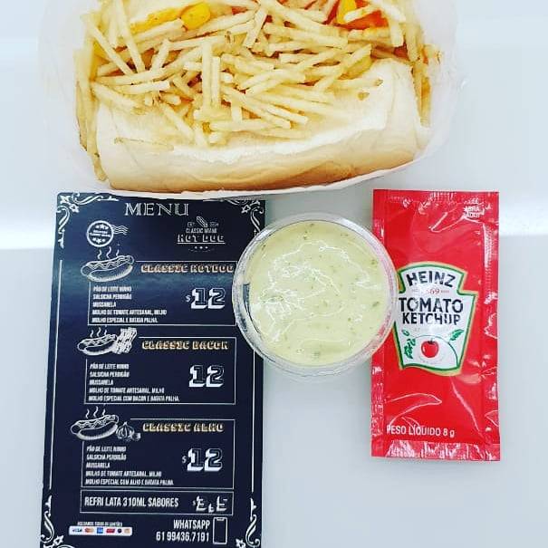 Menu at Food truck Classic miami hot dogs restaurant, Brasília