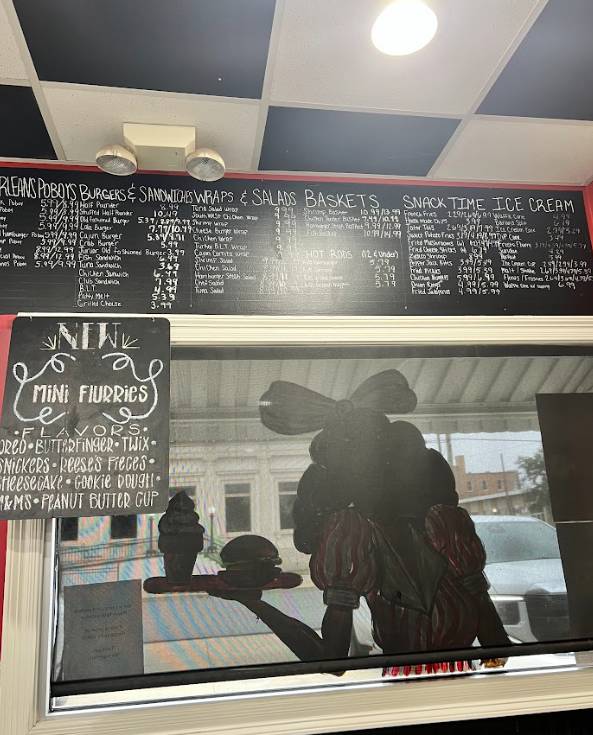 Menu at Frosto Drive Inn restaurant, Crowley