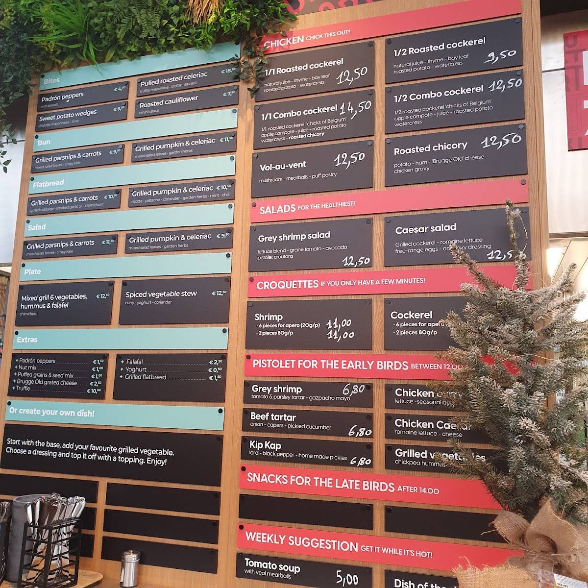 Menu au Gare Maritime - Food Market, Bruxelles