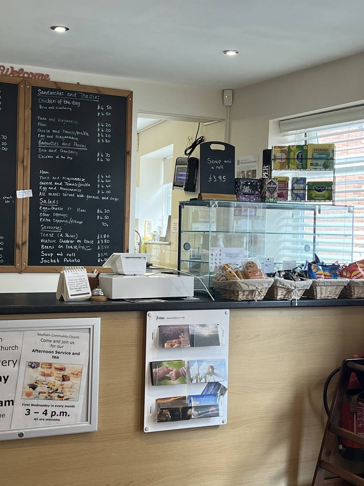 Menu at Gateway Coffee Shop cafe, Southam
