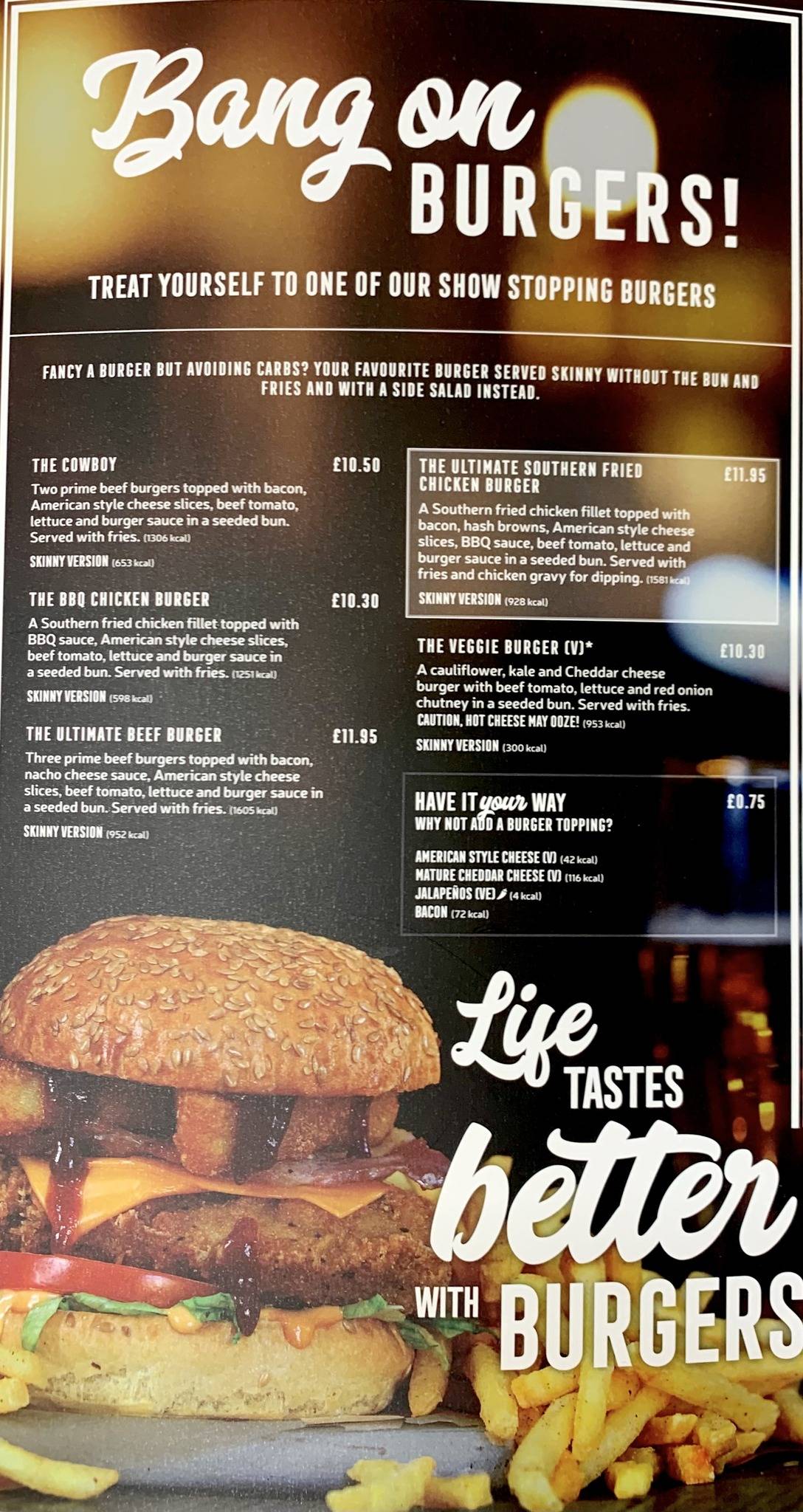 Menu at George & Dragon pub & bar, Stone, Meaford
