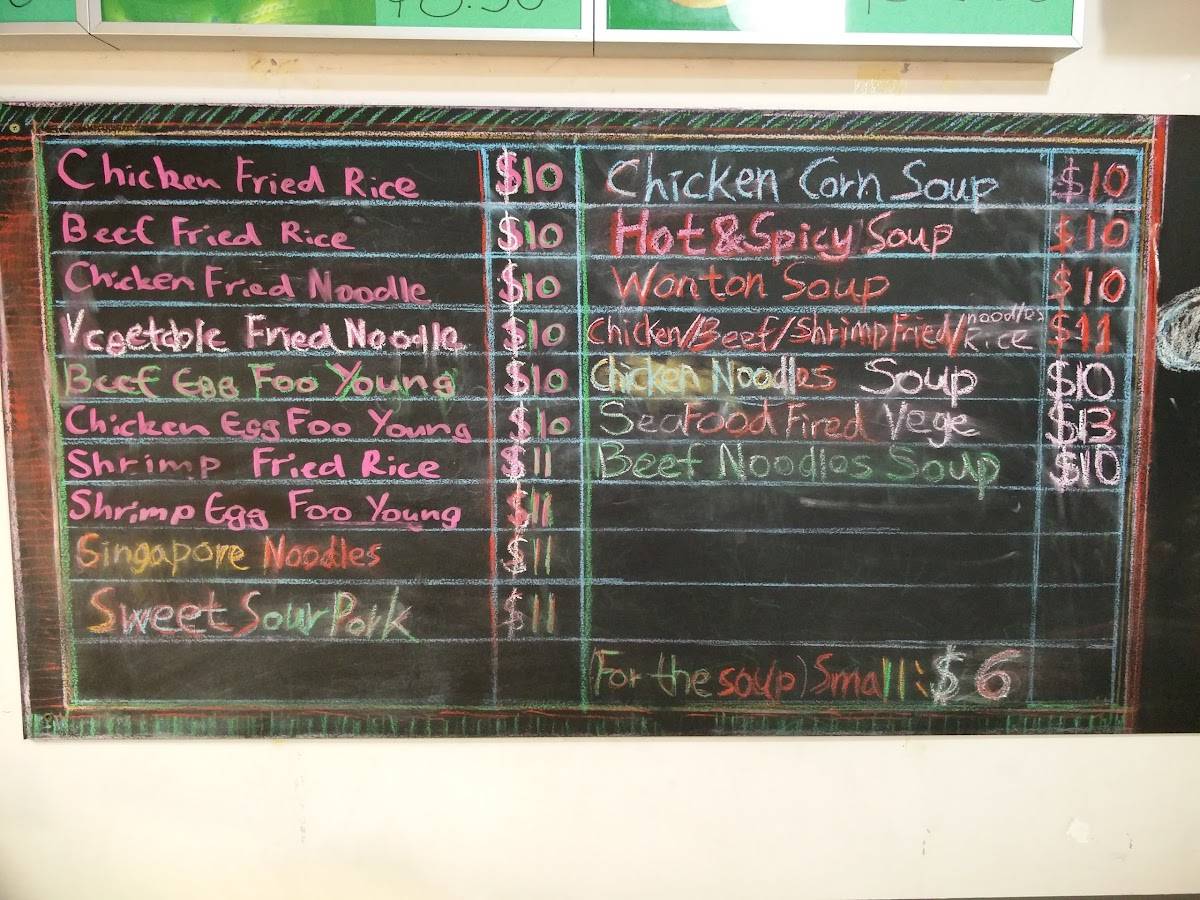 Menu at Go Fish restaurant, Lower Hutt