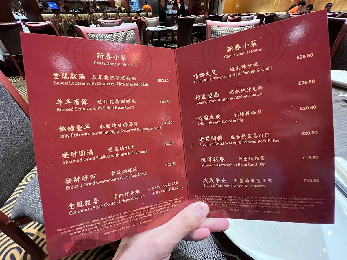 Menu at Golden Dragon (Colindale) restaurant, London, 399 Edgware Rd