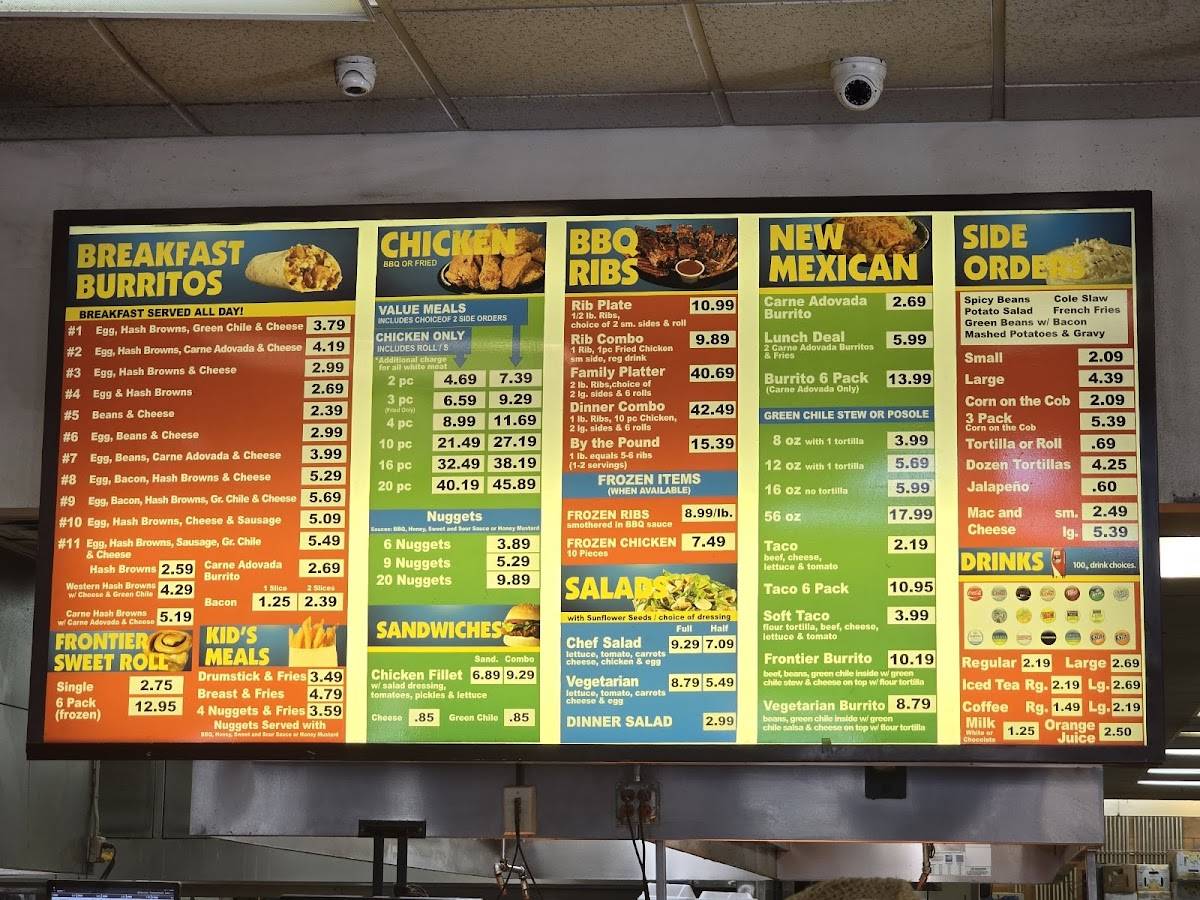 Menu at Golden Pride BBQ, Albuquerque, Lomas Blvd NE