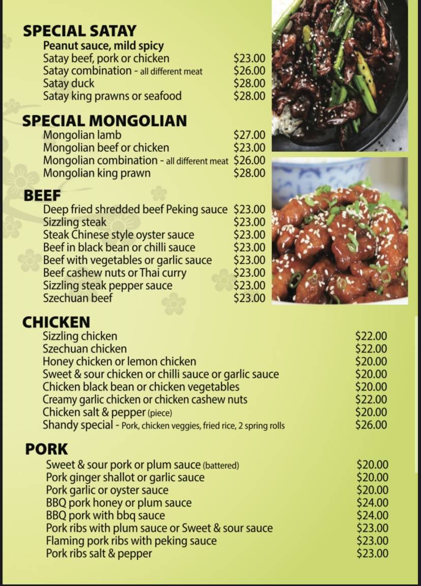 Menu at Golden Sun Chinese & Vietnamese Restaurant Capalaba, Capalaba