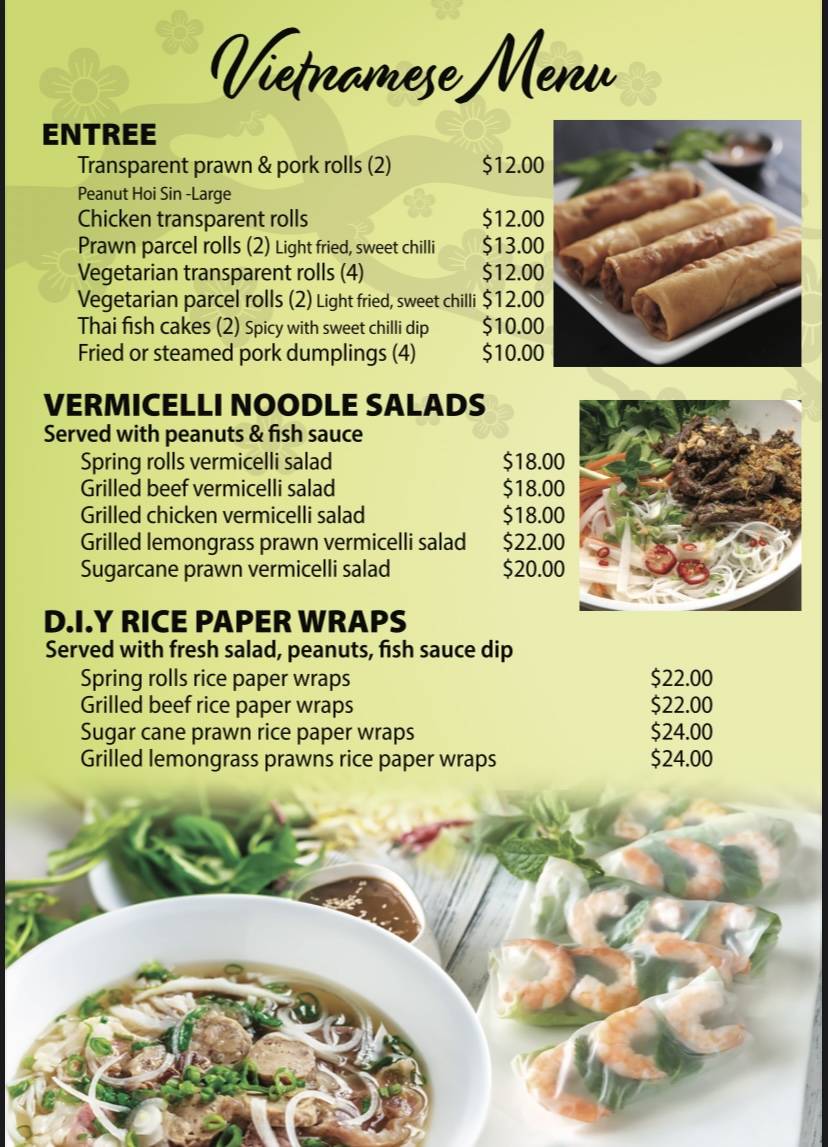 Menu at Golden Sun Chinese & Vietnamese Restaurant Capalaba, Capalaba