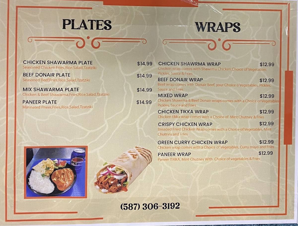 Menu au Grand House Restaurant- Parkland Mall, Red Deer