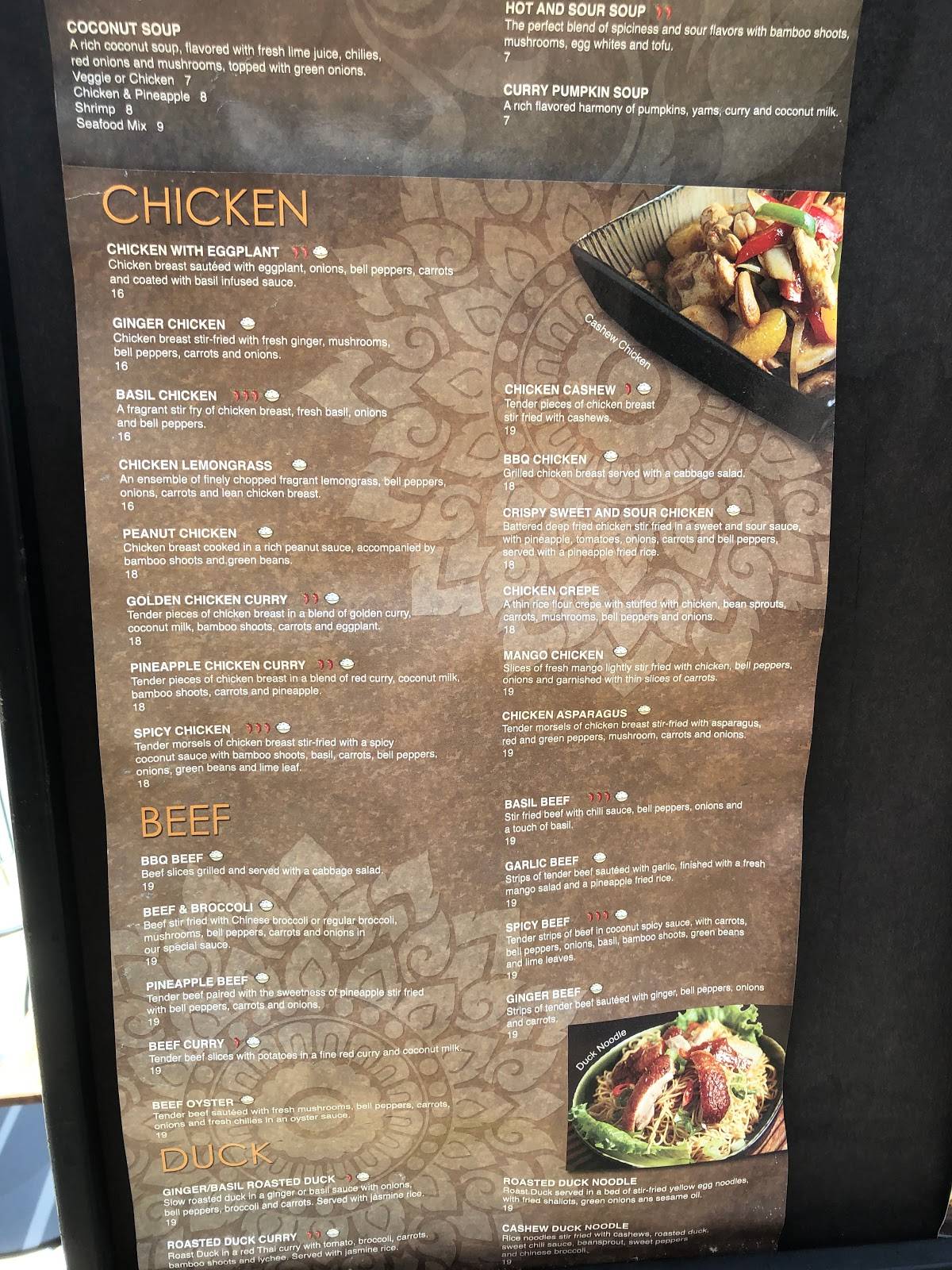 Menu at Green Mango restaurant, Toronto, Bloor St W