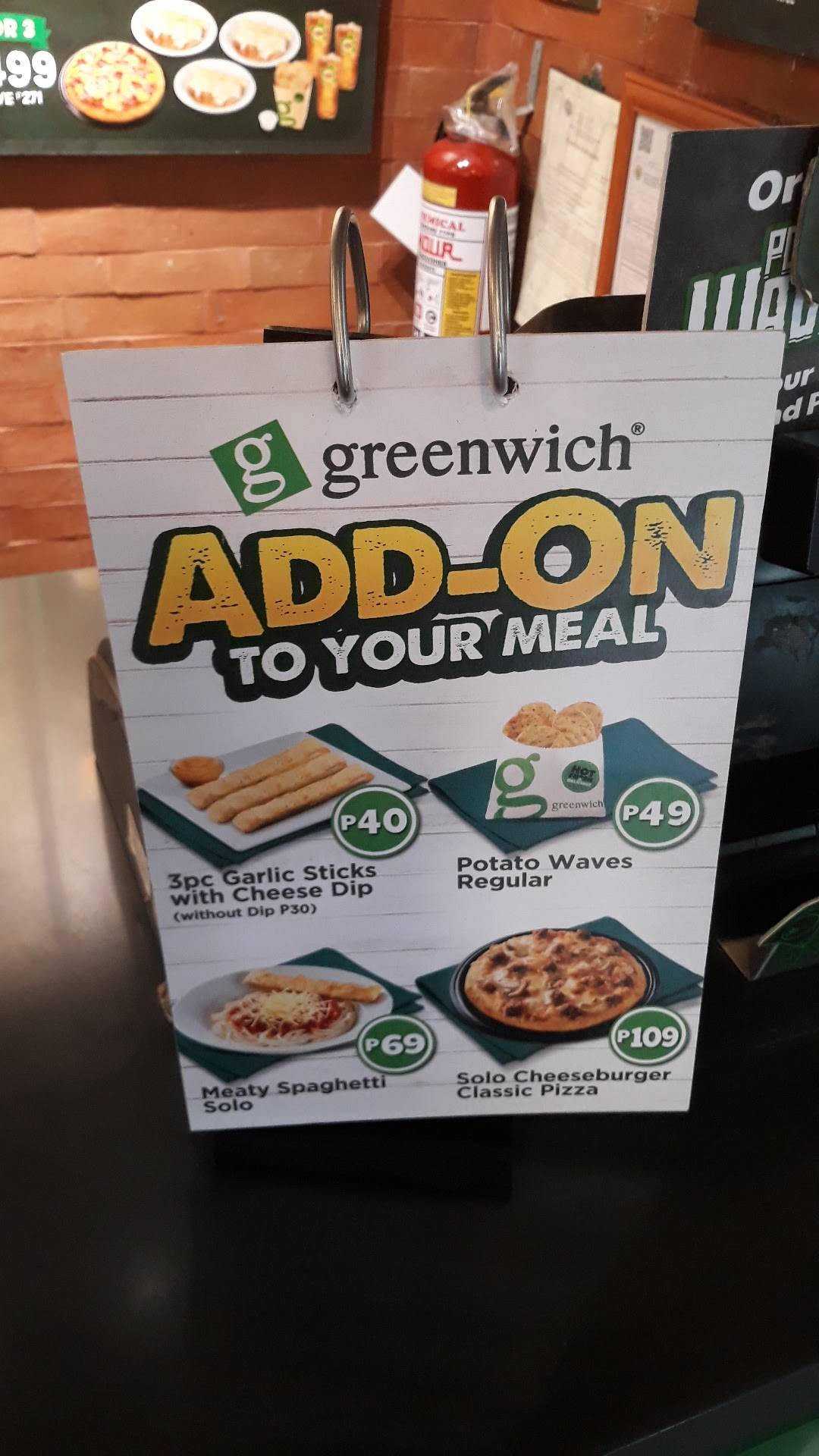 Menu at Greenwich restaurant, Kalibo, Level 1 Gaisano Capital Kalibo ...