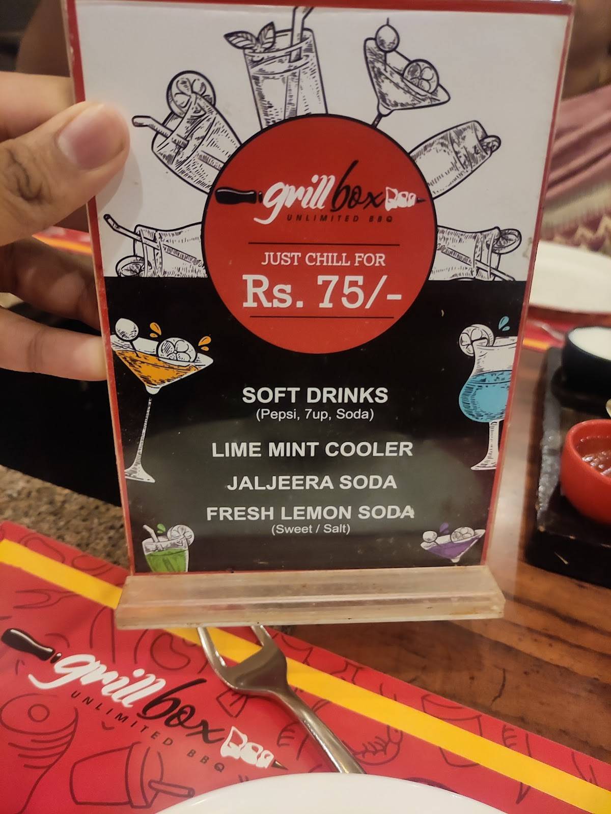 Menu at Grill Box R K Salai, Chennai, 25