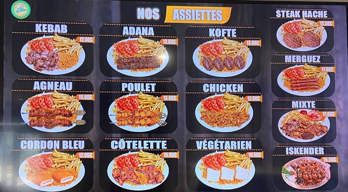 Menu au Grill By Tuncay restaurant, Torcy