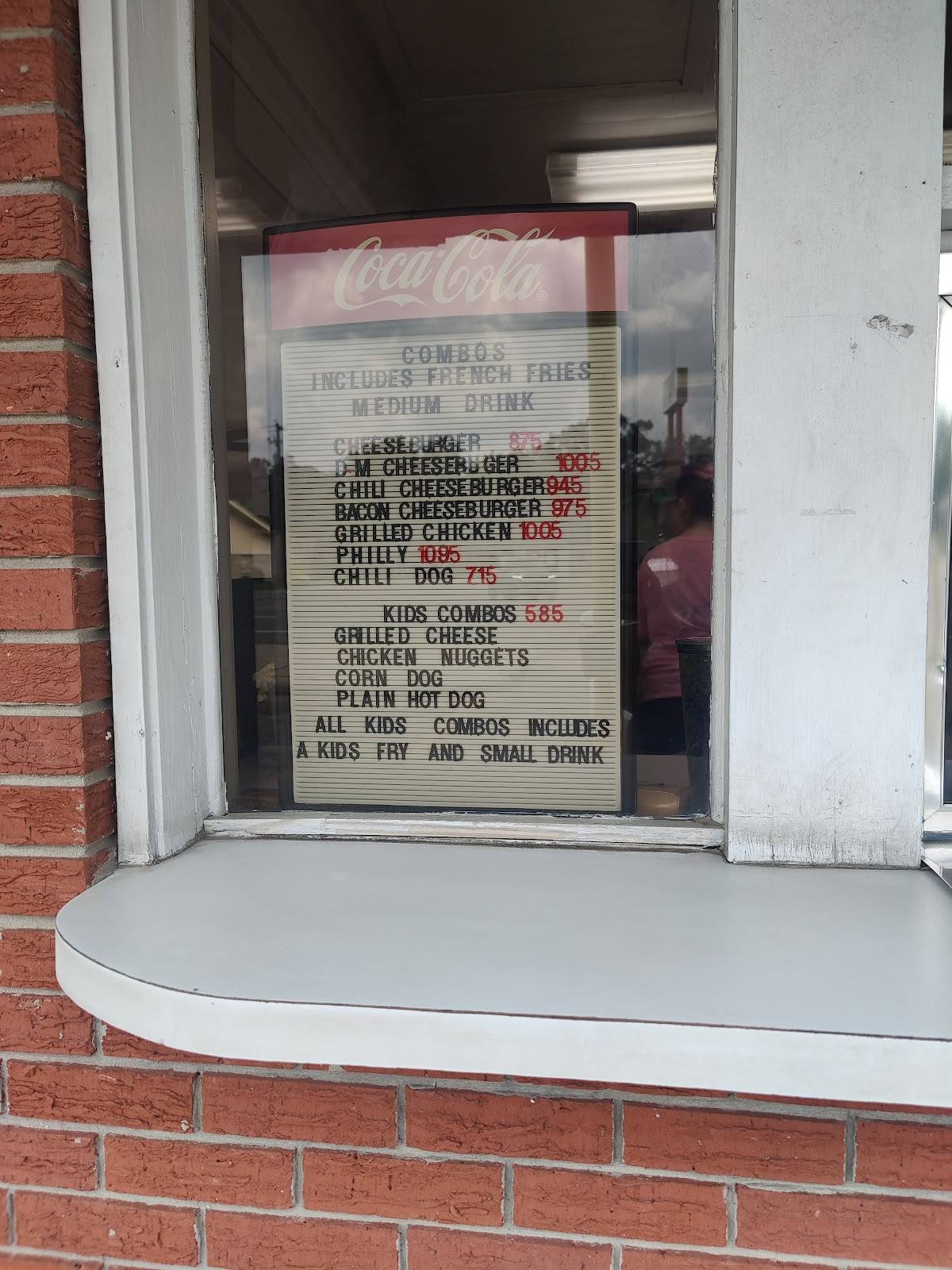 Menu at Rebel Dip restaurant, Gulfport