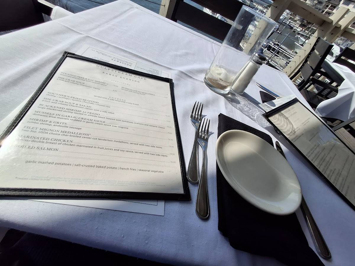 Menu at Gulfstream Cafe, Murrells Inlet