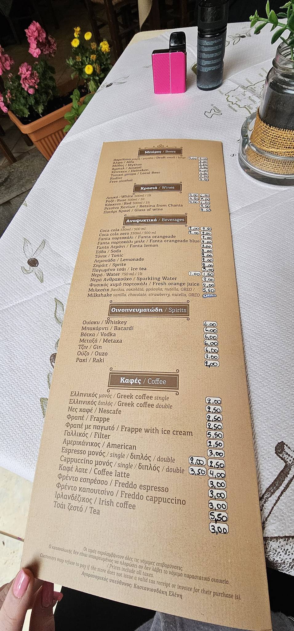 Menu at Gyropolis restaurant, Carlisle