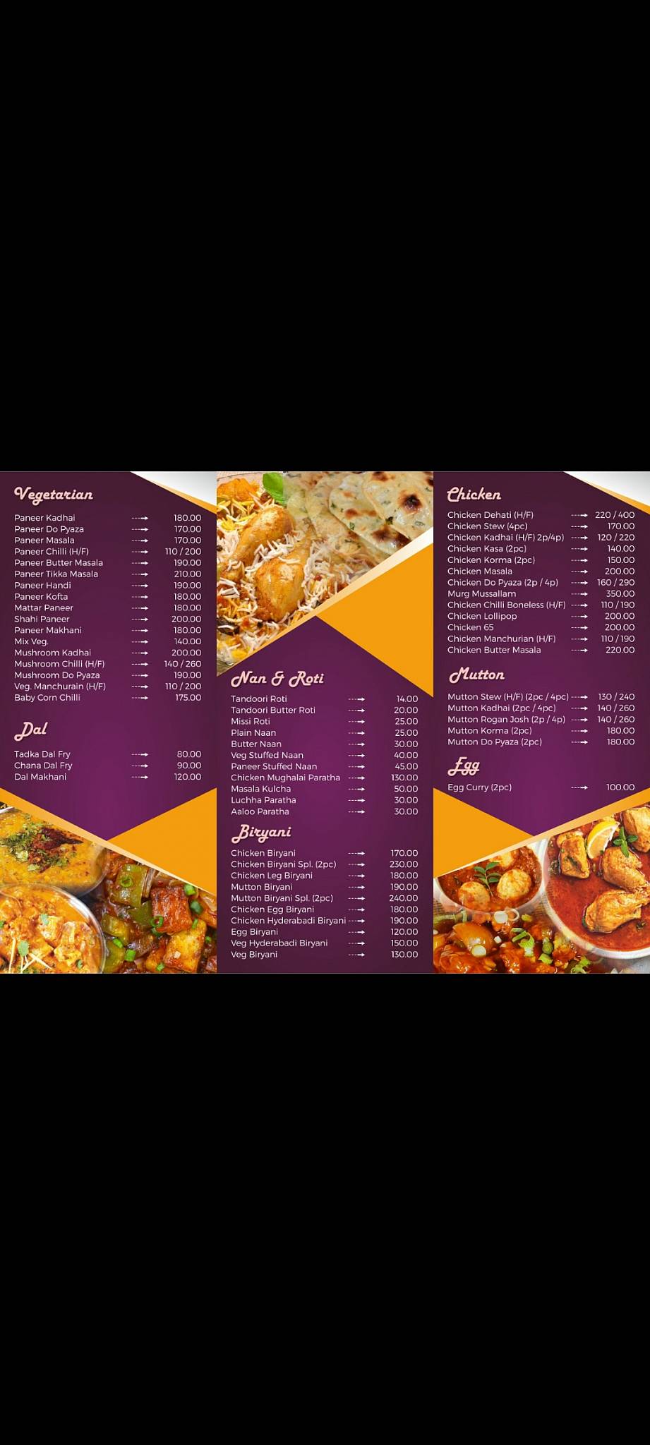 Menu at HOTEL WELCOME INN, Patna