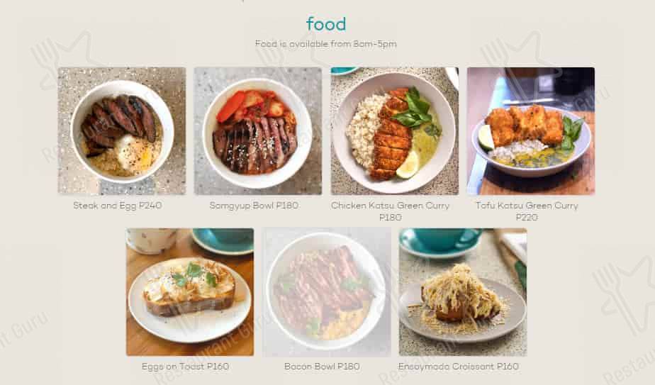 Menu at Habitual Coffee Salcedo Village cafe, Makati, Paseo Heights