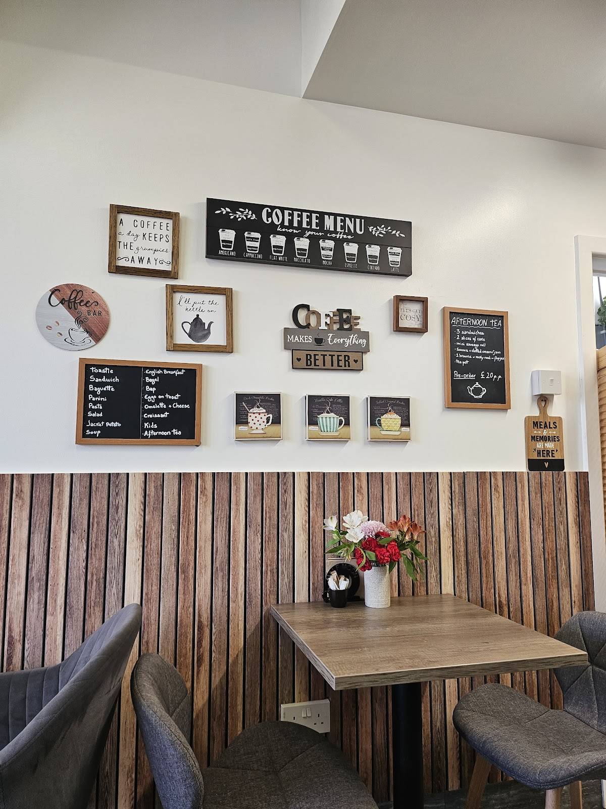 Menu at Half Moon Cafe, Worthing