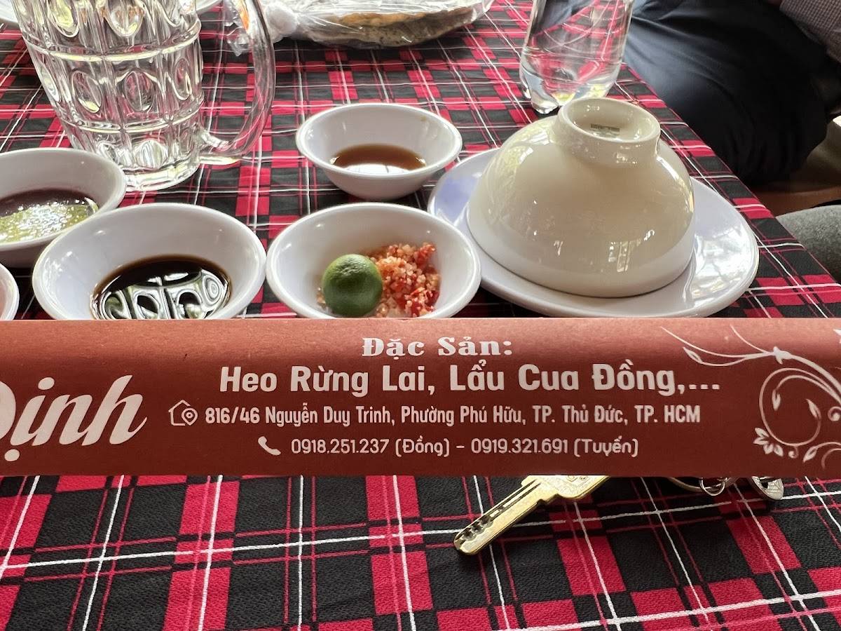 Menu at Heo rừng 9 Định restaurant, Ho Chi Minh City, 816/46 Đ. Nguyễn ...