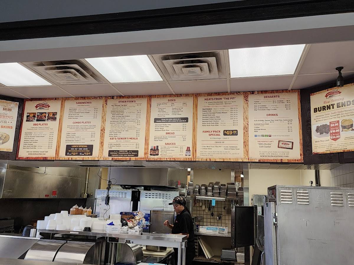Menu at Hickory River Smokehouse Decatur restaurant, Decatur