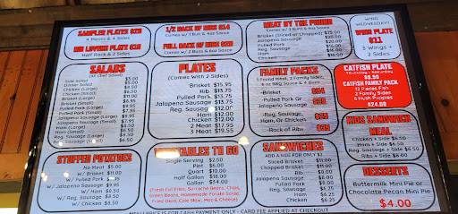 Menu at Hickory Roots BBQ, Terrell