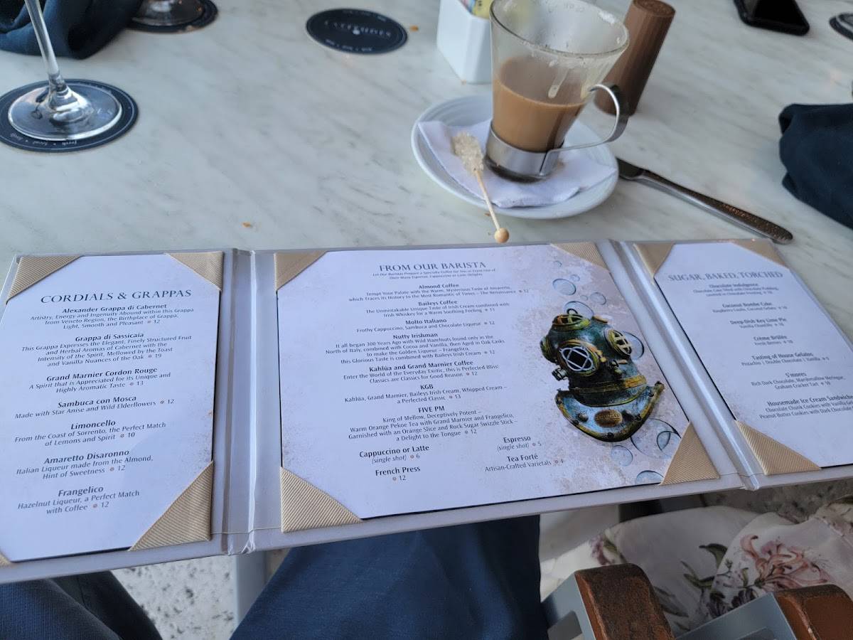 Menu at Latitudes Restaurant, Highland Beach, S Ocean Blvd