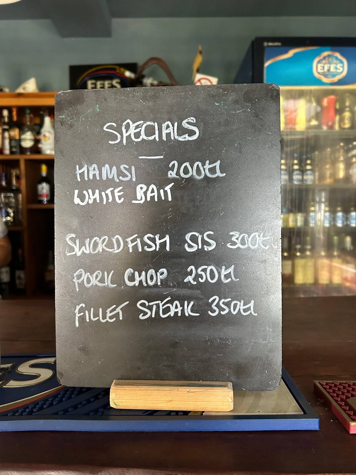 Menu at Hoots Bistro, Cyprus, Zakkumlu Sk