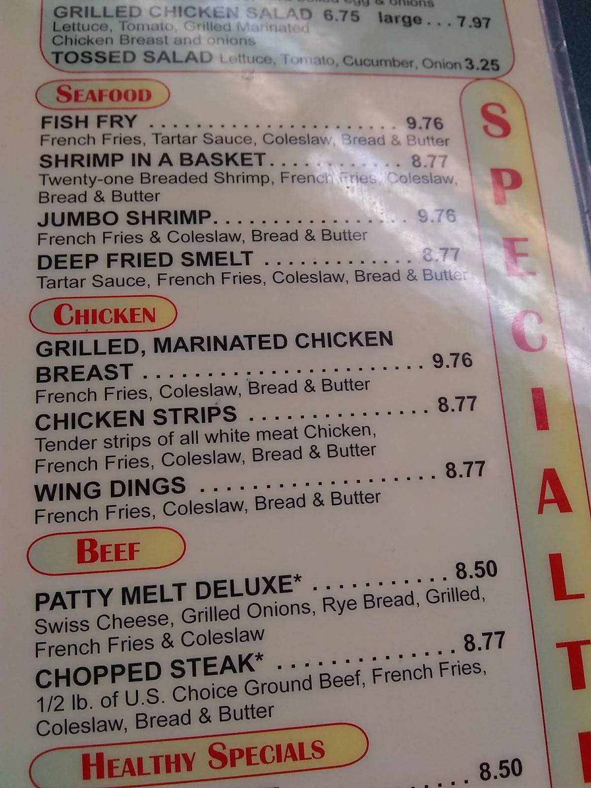 Menu at House of Reuben (Original Owners) restaurant, Sterling Heights
