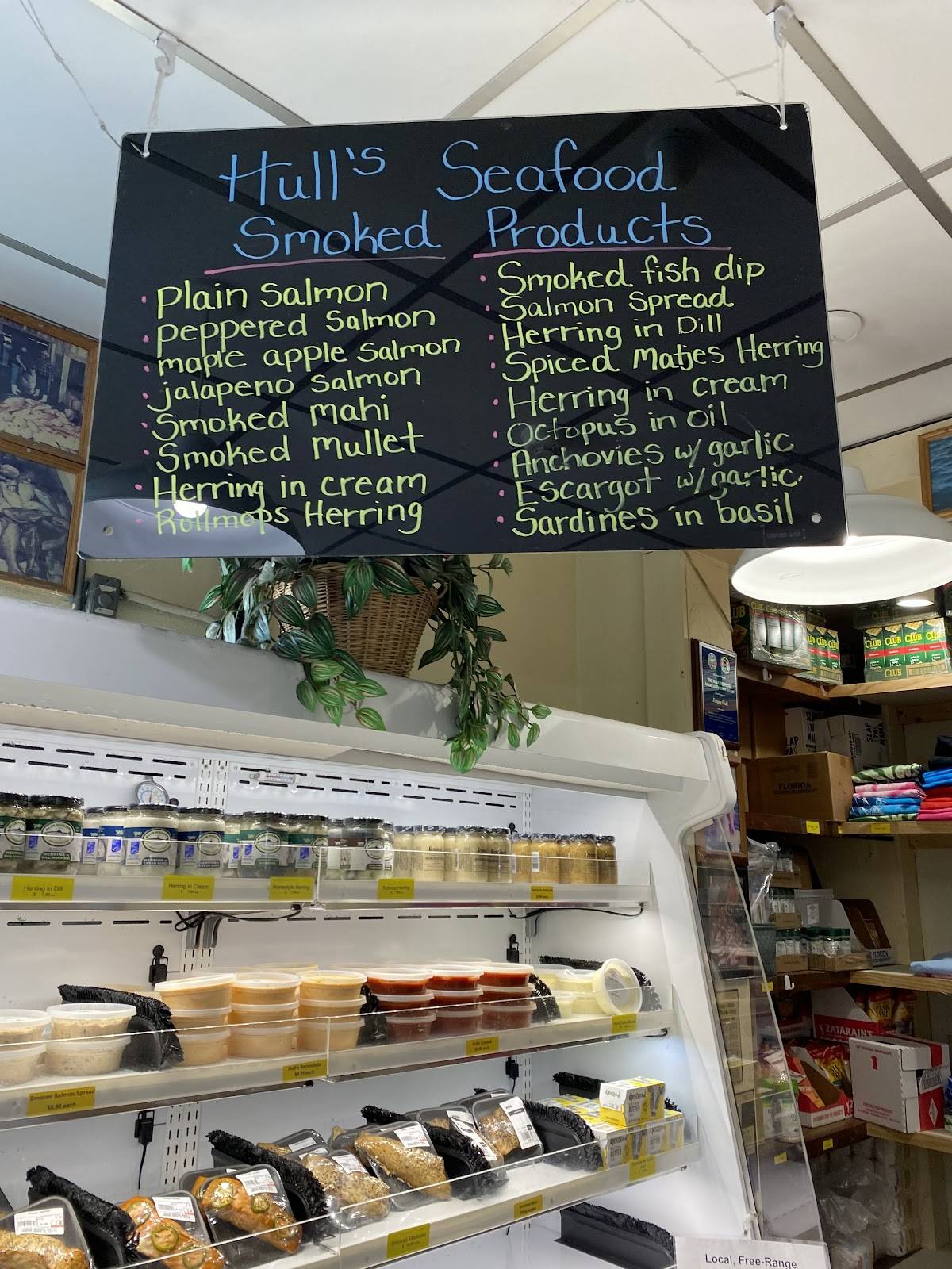 Menu at Hull's Seafood Restaurant, Ormond Beach, 111 W Granada Blvd