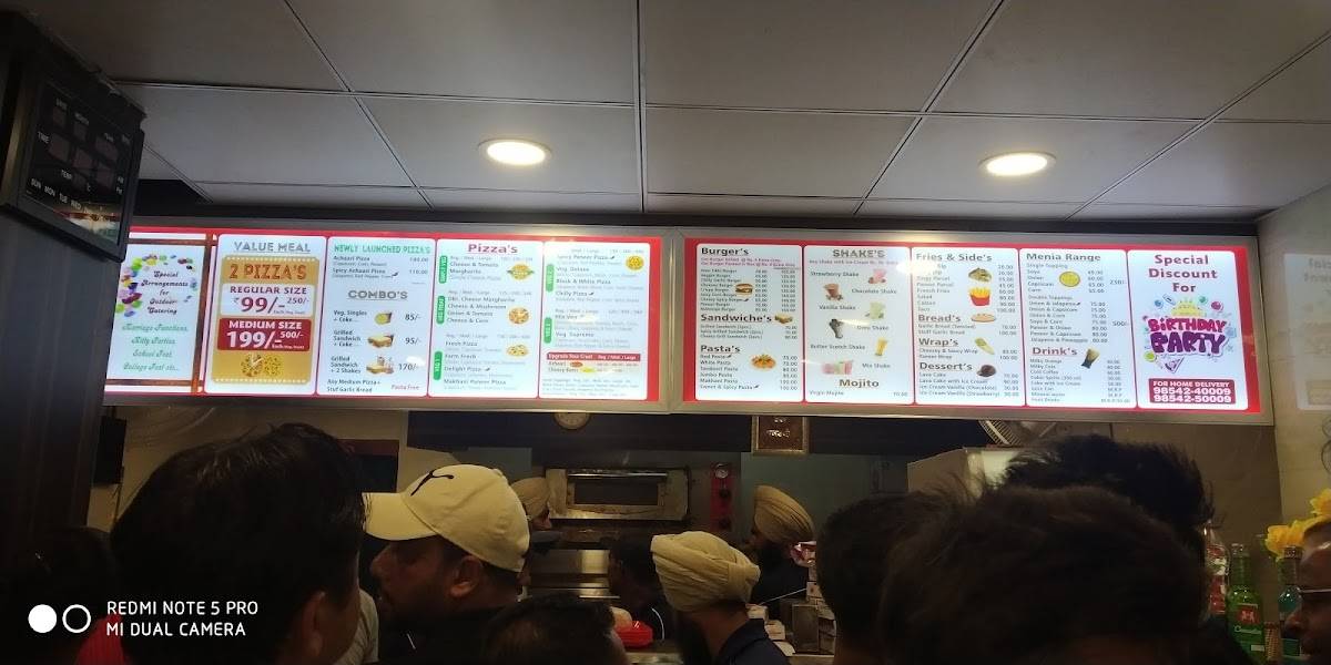 Menu at Hungry Point, Doraha