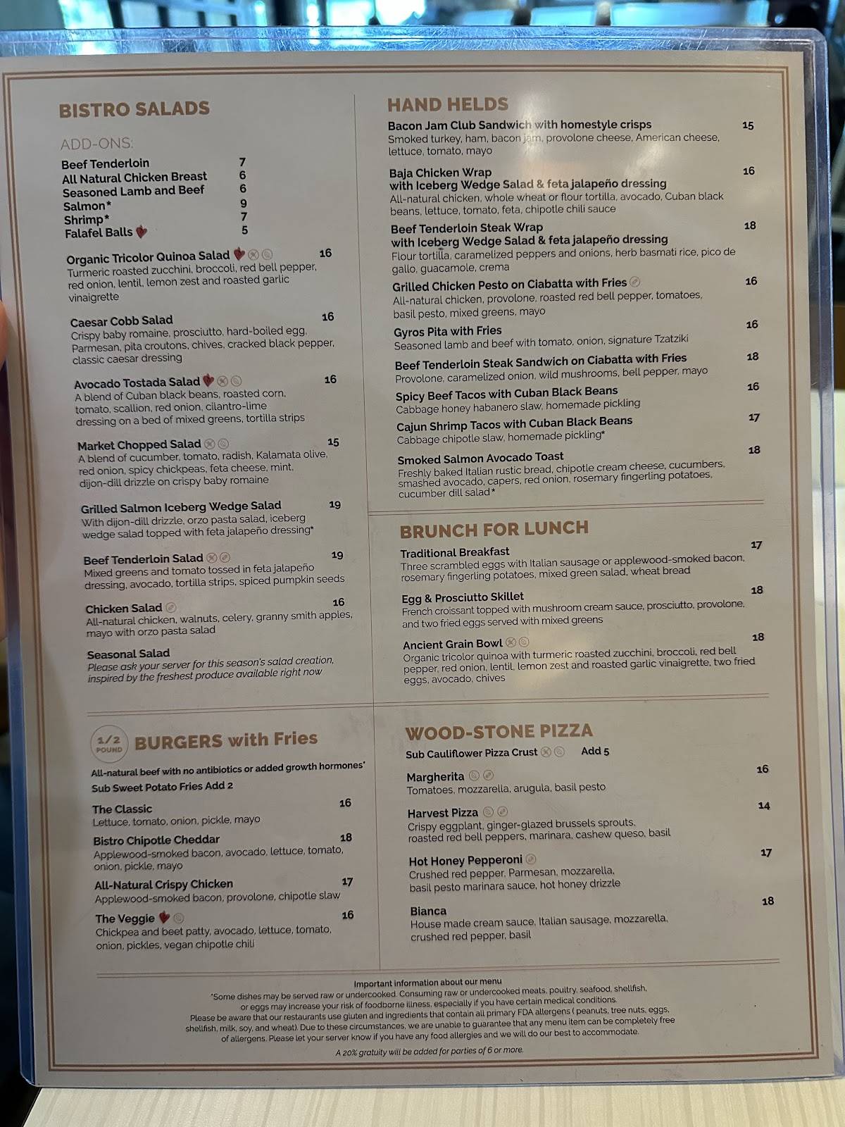 Menu at Hungry's restaurant, Houston, Rice Boulevard fl 2